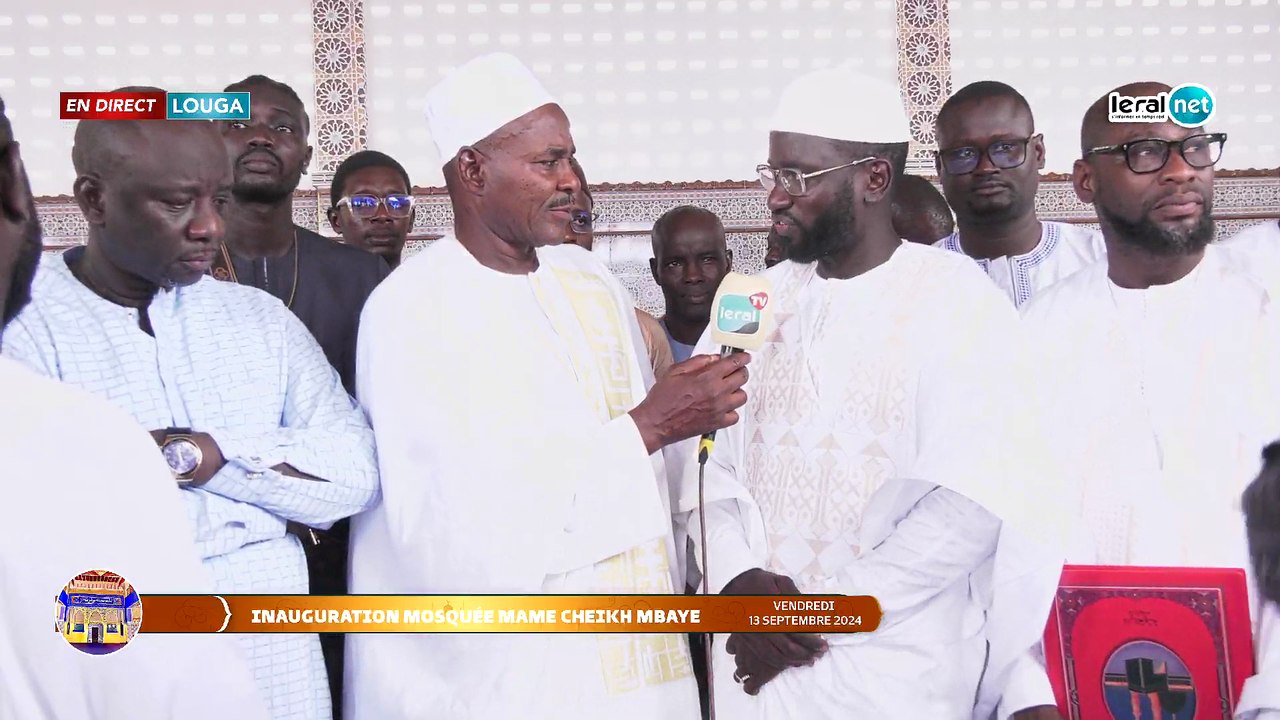 Direct: inauguration mosquée Mame Cheikh MBAYE - Vidéo Dailymotion