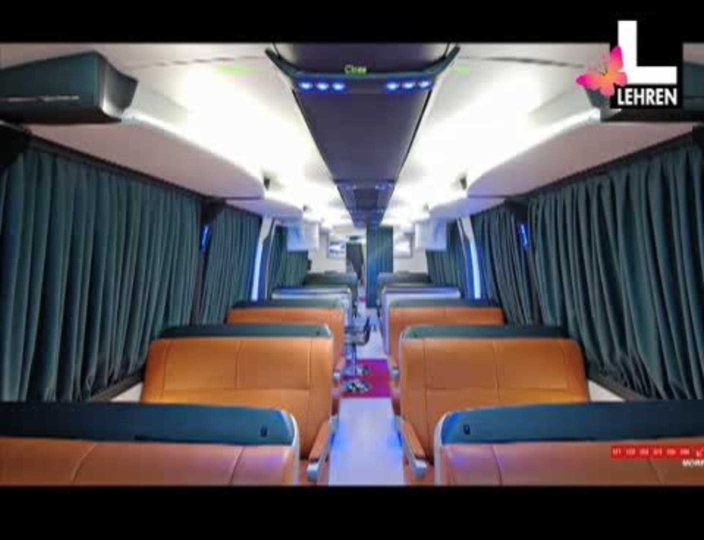 Shahrukh Khan Volvo Bus Interior