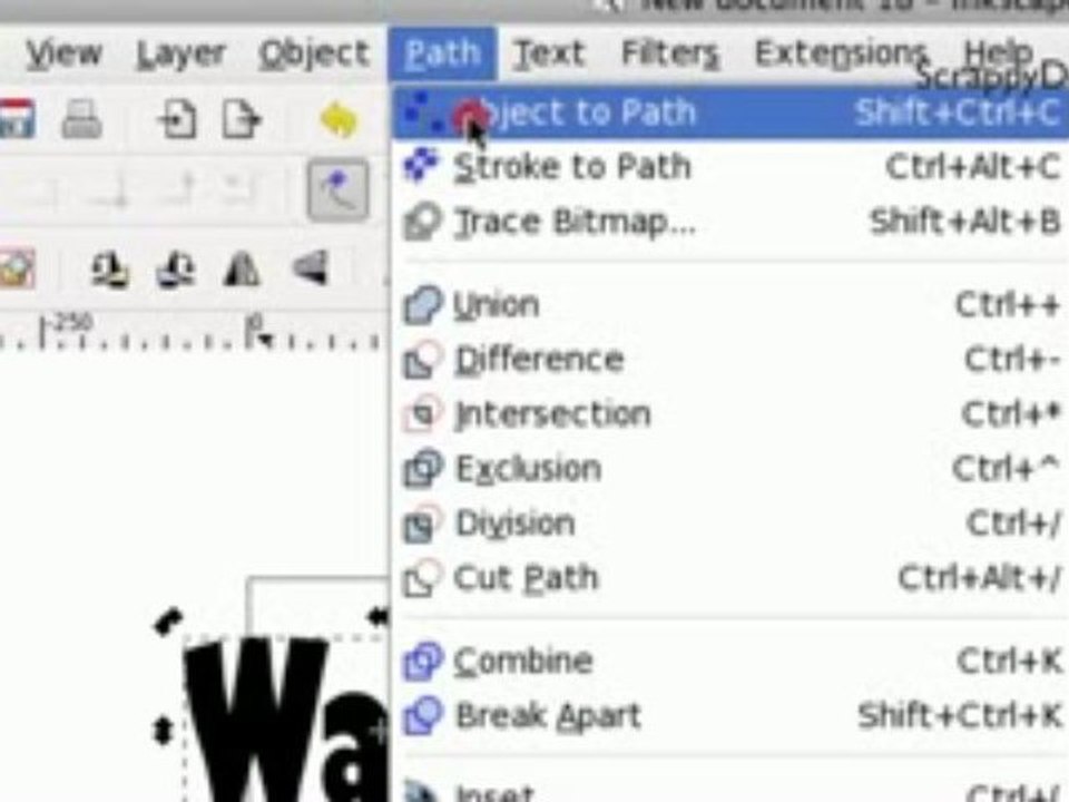 How to Bulge and Warp Text in Inkscape - video Dailymotion