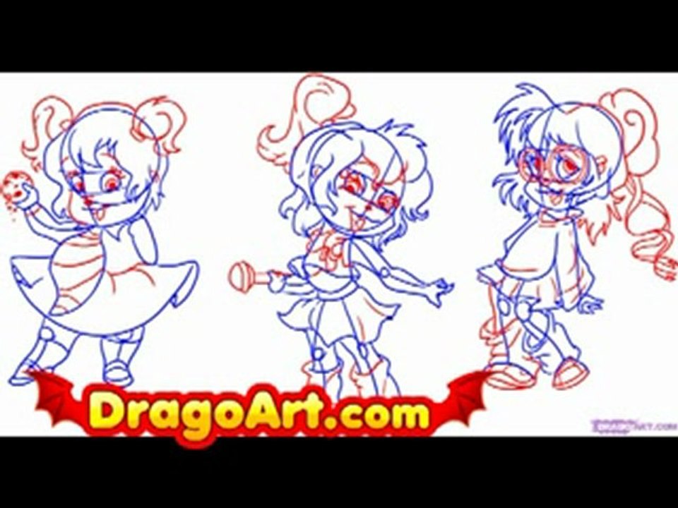 How to Draw The Chipettes, step by step - video Dailymotion