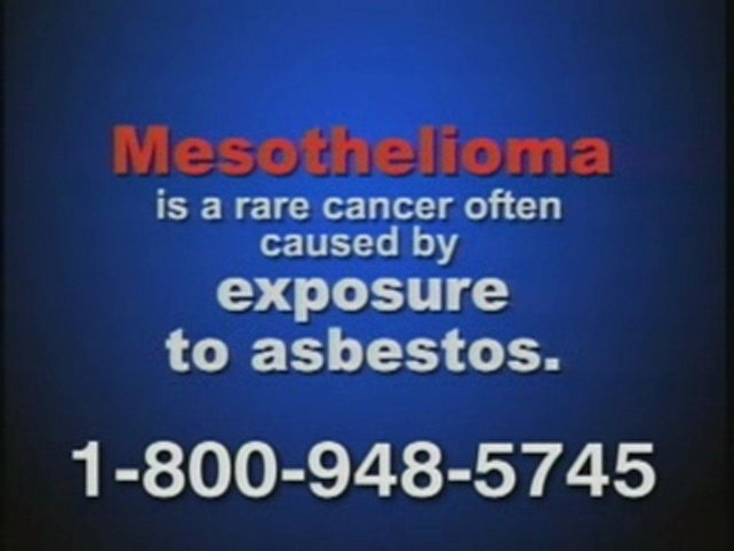 Mesothelioma Commercial