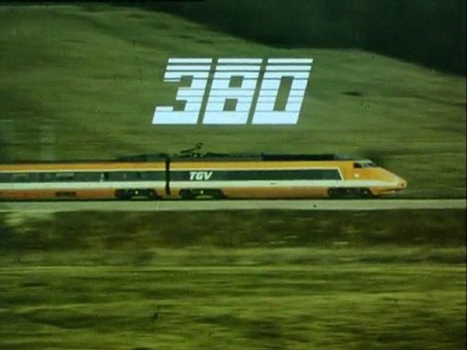 SNCF Archives : Record du monde TGV 1981 (380 km/h) - Vidéo Dailymotion