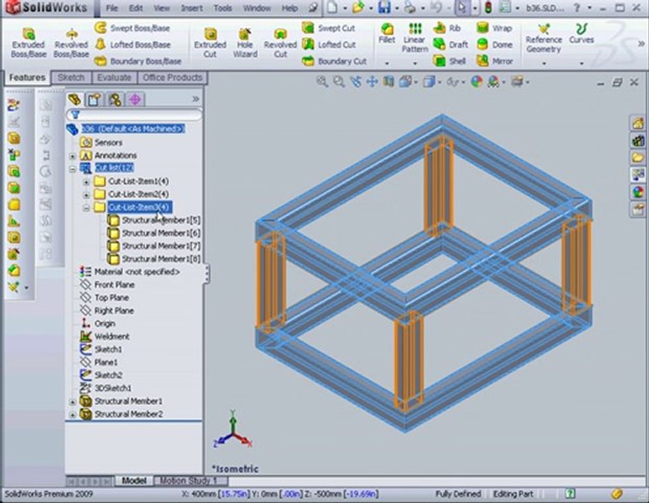 solidworks Weldment Cut List Tutorials - video Dailymotion