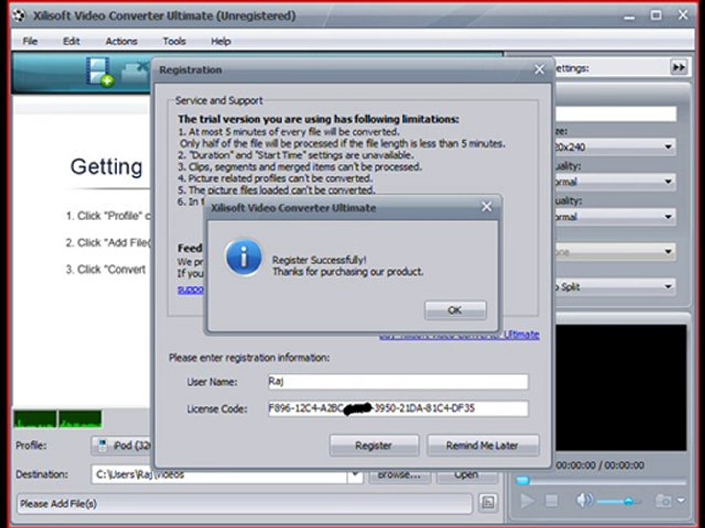 Xilisoft Video Converter Ultimate 7825 Build 20200219 Crack