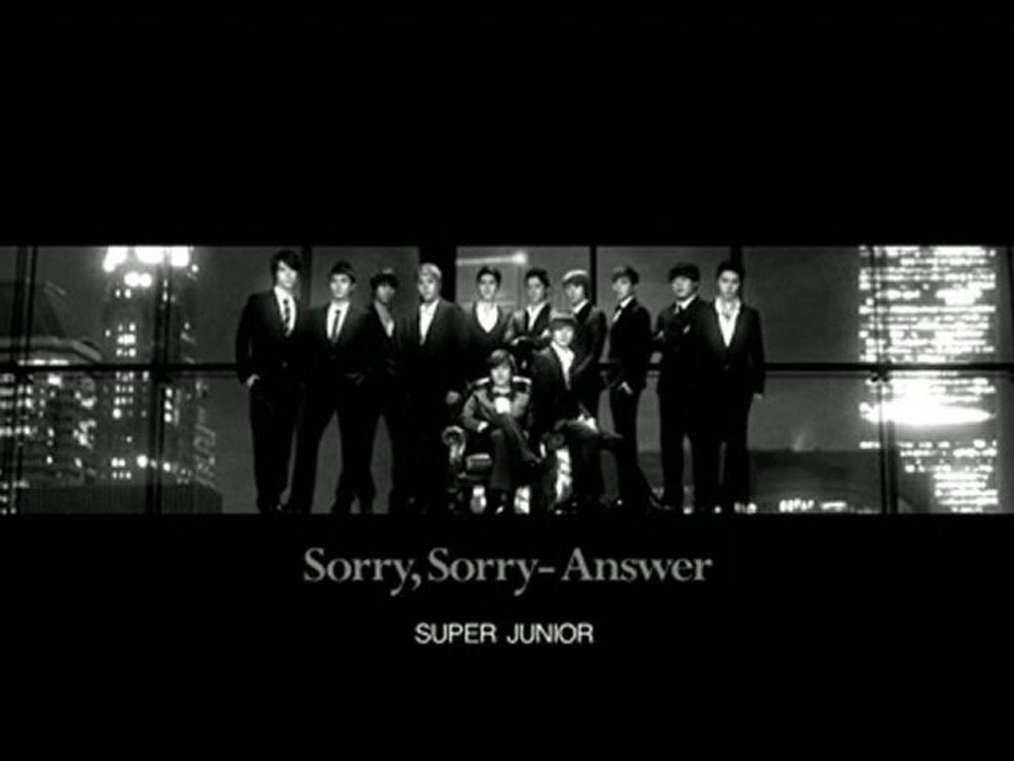 Super Junior Sorry Sorry Answer