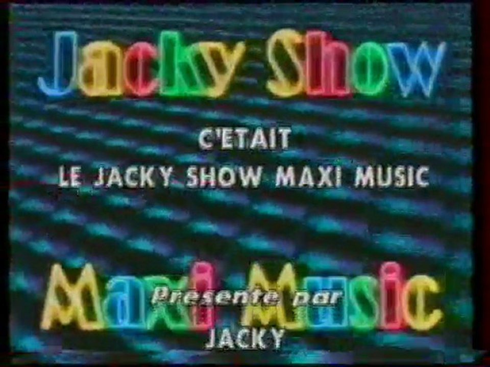 Génerique De Fin de l'emission JACKY SHOW août 1995 TF1 - Vidéo Dailymotion