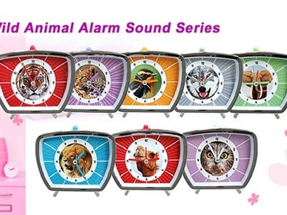 Wild Animal Sound Alarm Clocks - video Dailymotion