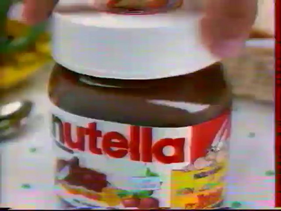 Publicité Nutella 1996 - Vidéo Dailymotion