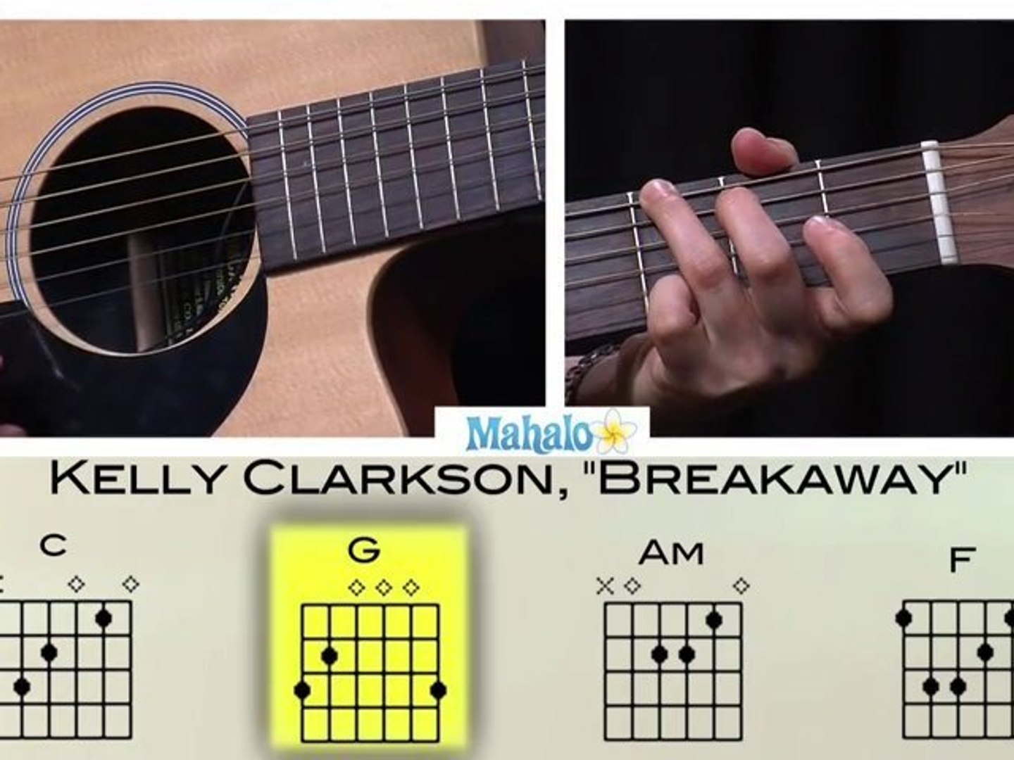 Breakaway Kelly Clarkson Guitar Chords