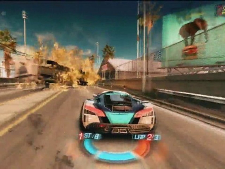 Split/Second: Velocity Xbox 360 - Ryback Vulcan Gameplay - video ...