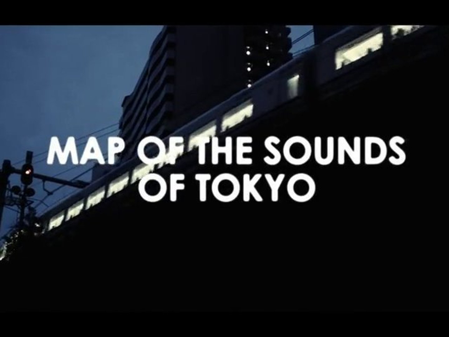 Map Of The Sounds Of Tokyo