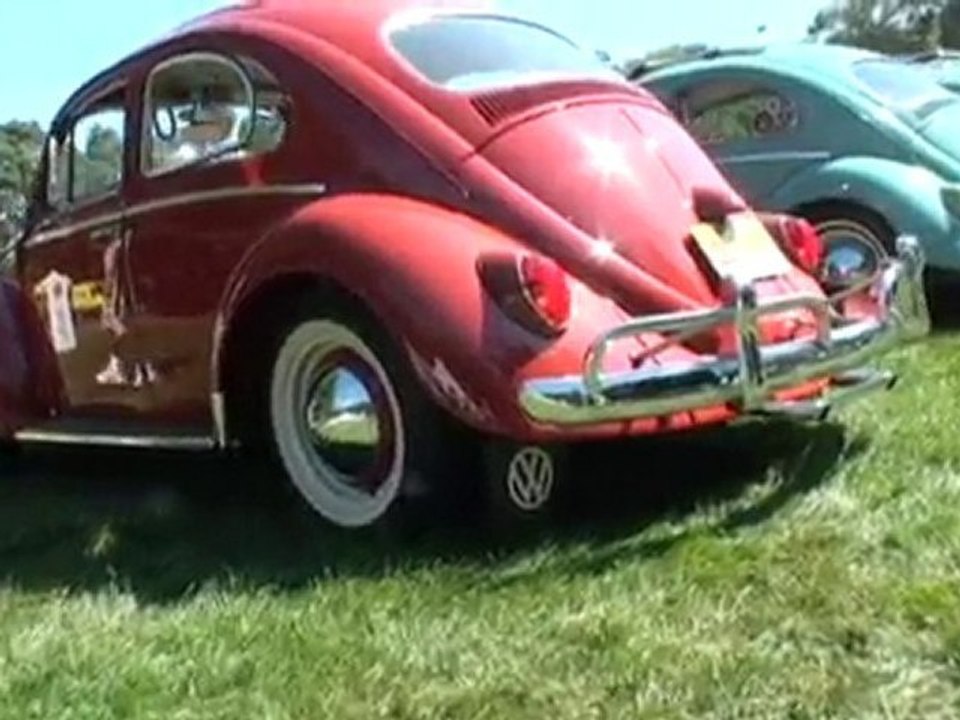 VW Beetle Bug Flanders NJ All Air-Cooled Gathering Car Show - video ...