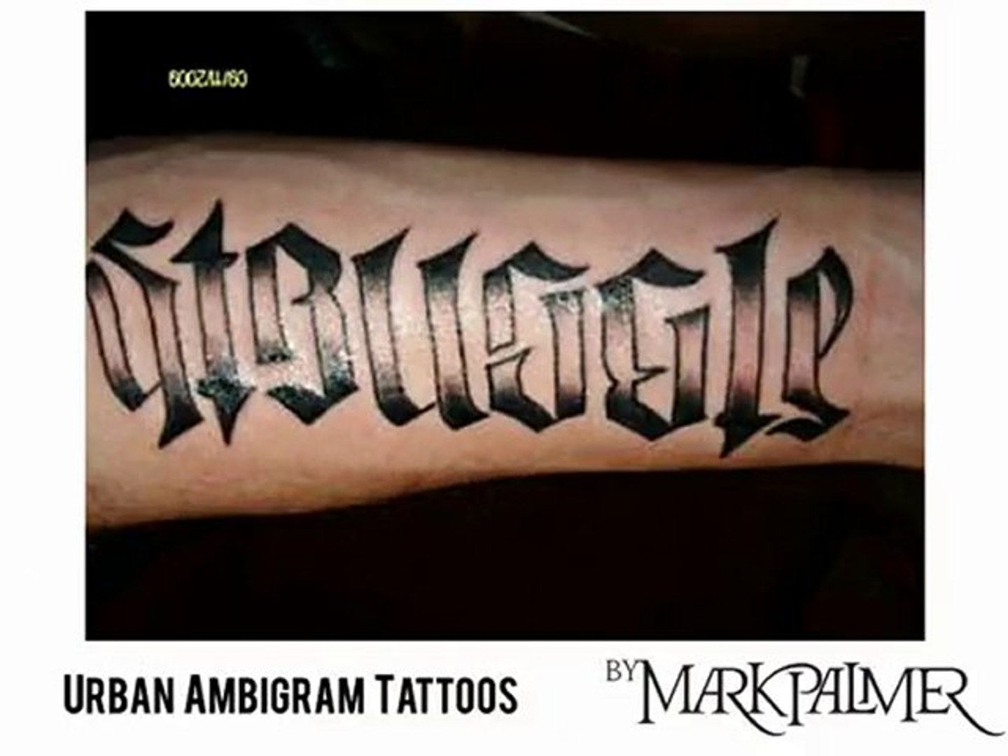 Ambigram Strength Struggle