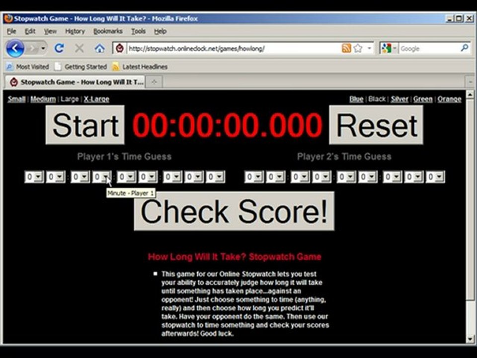 Online Stopwatch Games - Stopwatch.OnlineClock.net - video Dailymotion