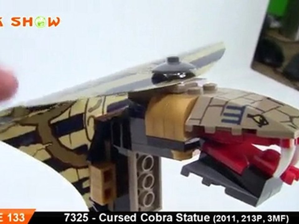 LEGO Pharaoh's Quest Cursed Cobra Statue Review : LEGO 7325 - video ...