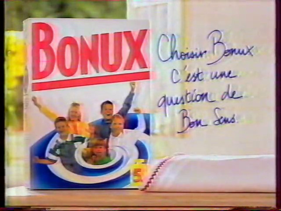 Publicité lessive Bonux 1997 - Vidéo Dailymotion