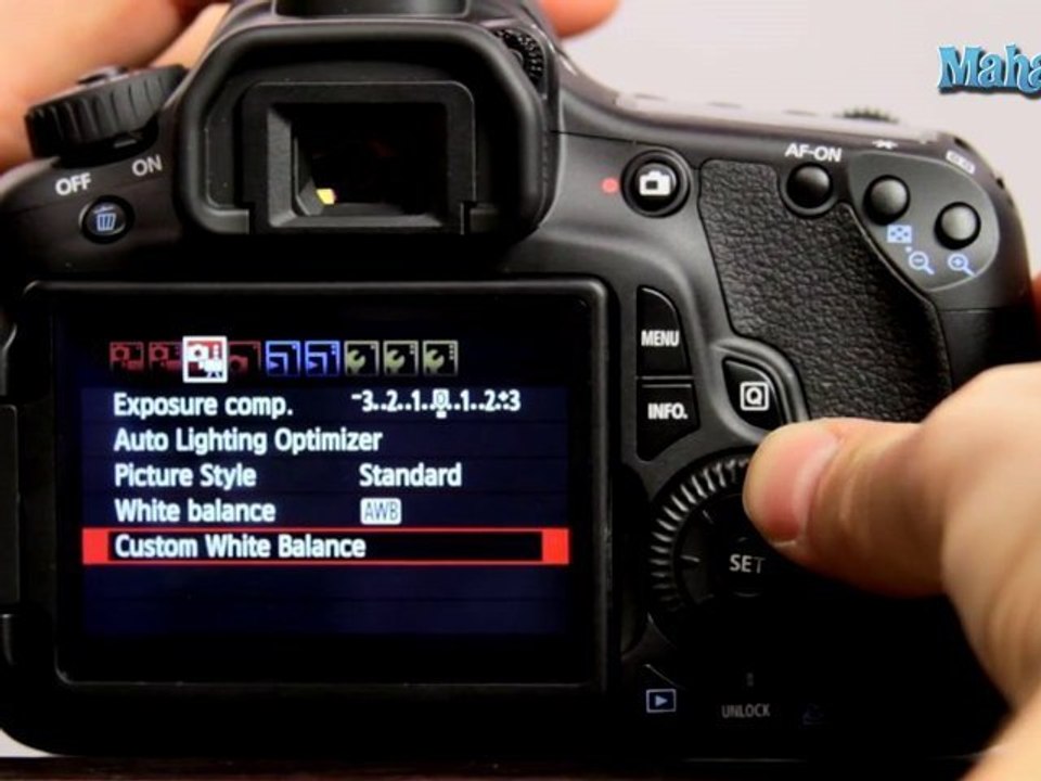 How to Set a Custom White Balance on a Canon 60D - video Dailymotion