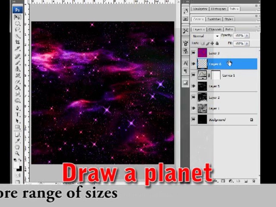 Creating the universe in Photoshop (tutorial) - video Dailymotion