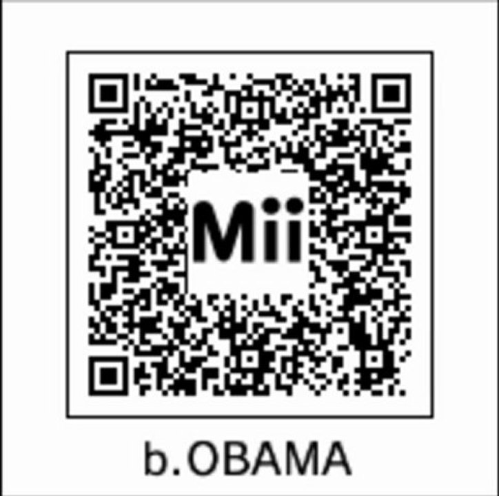 QR Code mii B.OBAMA 3DS - Vidéo Dailymotion