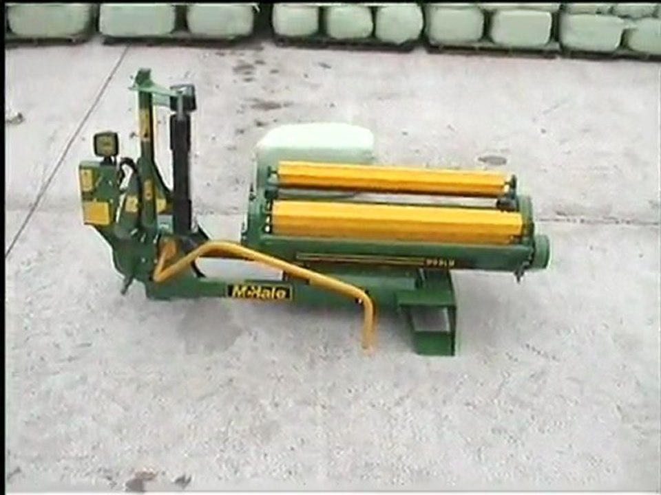 McHale 995LM Small conventional Square/Mini Round Bale Wrapper English ...