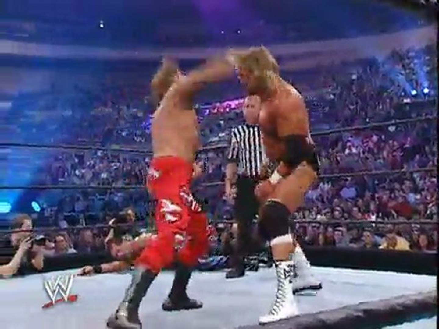 Triple H Vs Shawn Michaels Vs Chris Benoit