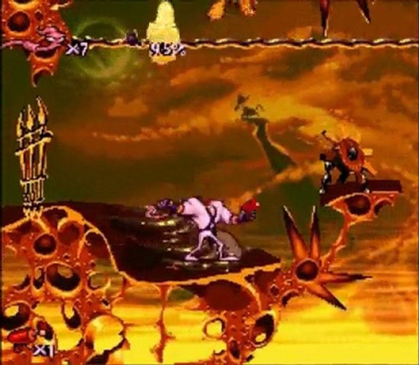 (Walkthrough) Earthworm Jim - SNES - partie 2 - Vidéo Dailymotion