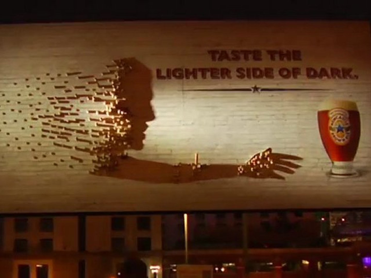 Newcastle Brown Ale Outdoor Advert By Vitro Shadow Art Part I Of II