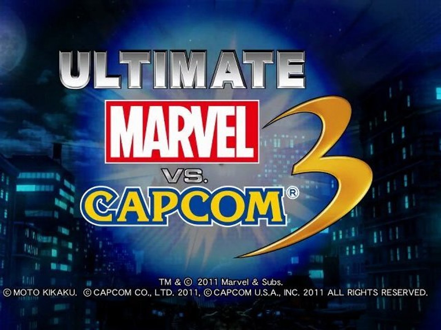 Ultimate Marvel Vs Capcom 3 Logo