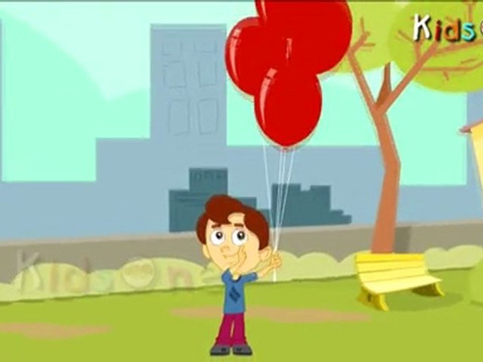 My Red Ballon - English Animated Rhymes for Kids - video Dailymotion