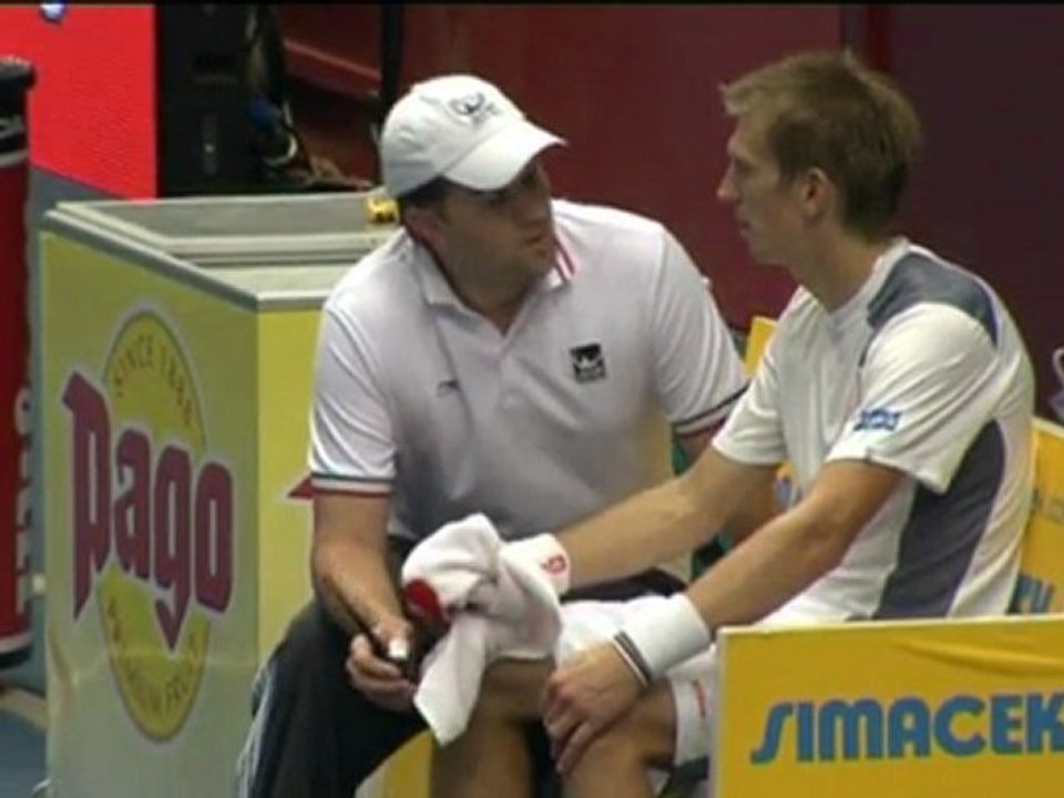 Tsonga finishes off Nieminen - video Dailymotion