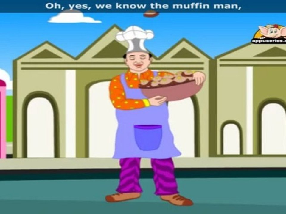 The Muffin Man with Lyrics - Nursery Rhyme - video Dailymotion