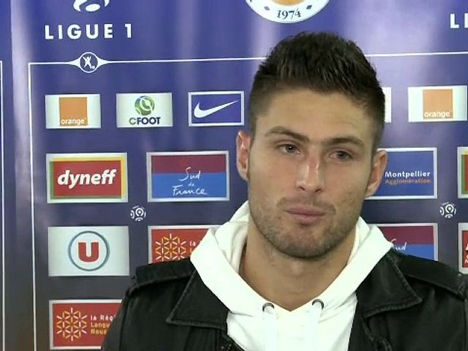 Interview exclusive d'Olivier GIROUD, l'attaquant du MHSC - Vidéo ...