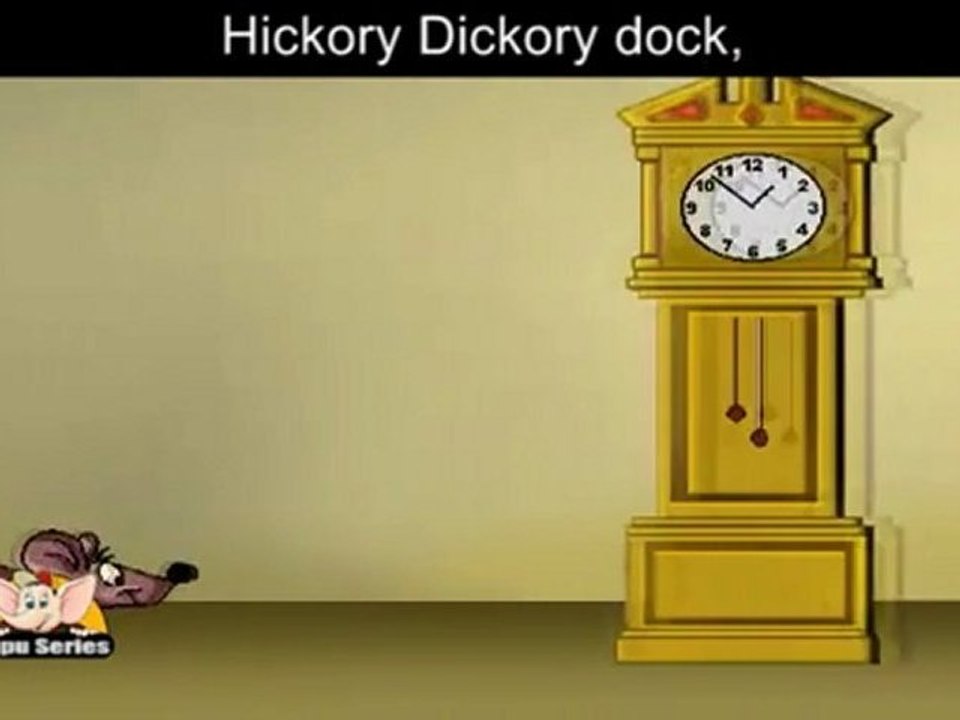 Hickory Dickory Dock with lyrics and sing along option - video Dailymotion