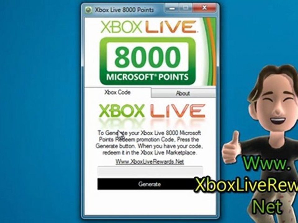 Xbox Live 8000 MS Points Redeem Codes Free Giveaway - video Dailymotion