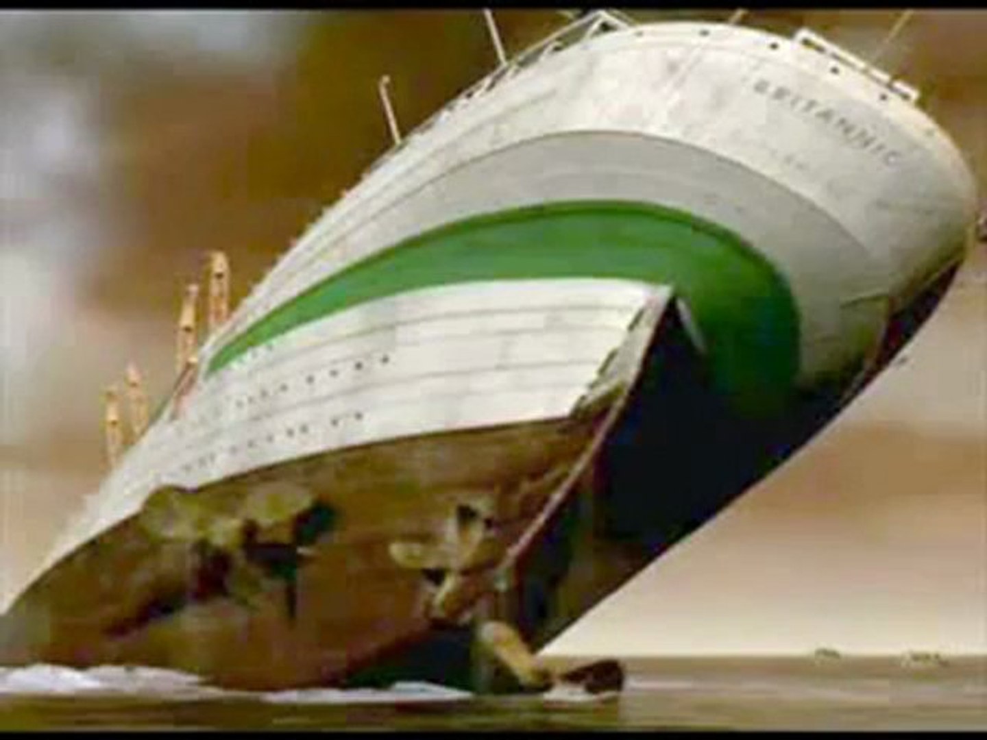 Minecraft Britannic Sinking