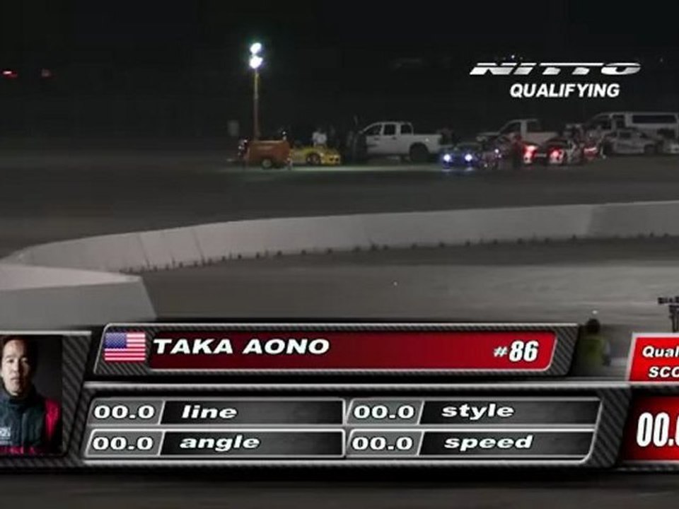 MICHAEL ESSA During Qualifying for Top 32 @ Formula Drift Las Vegas ...