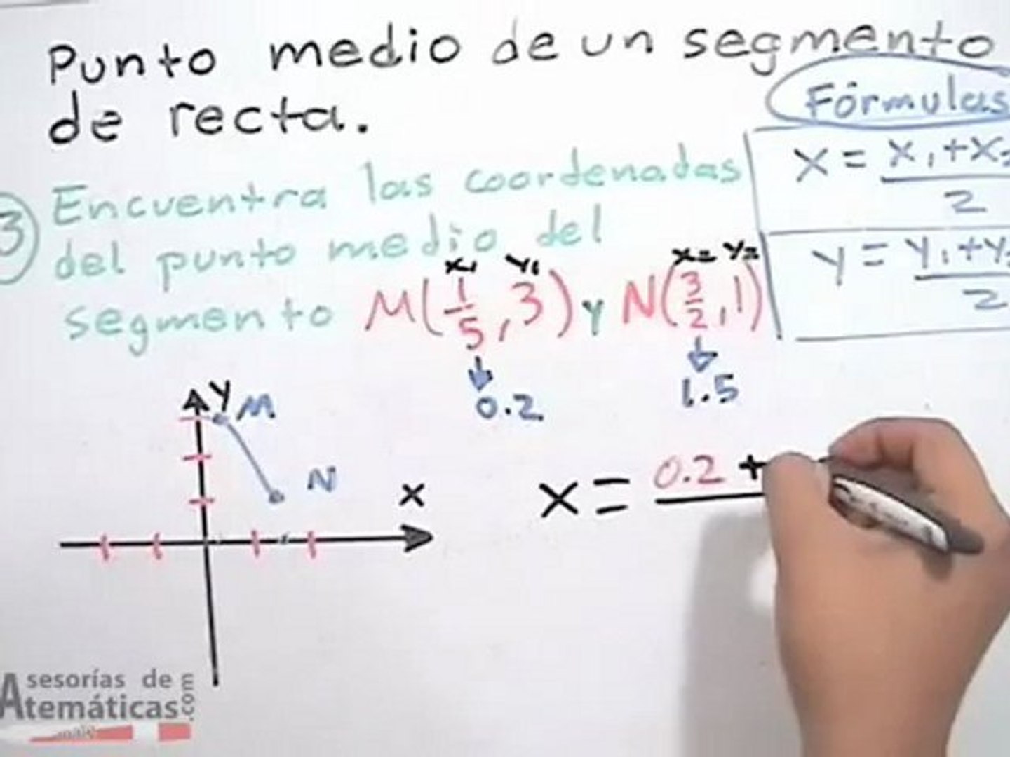 insulto servidor Iniciativa punto medio de un segmento de recta Cayo ...