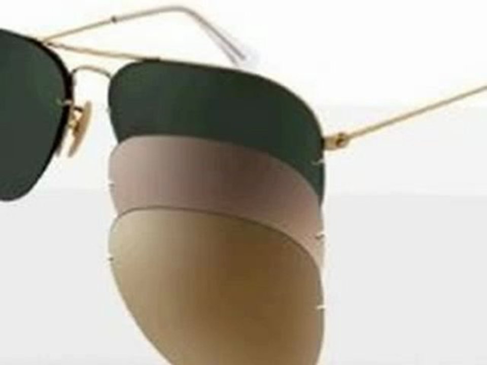 Ray Ban Aviator/Flip Out/Tech RB3460 001/71 Arista/Greygreen/Brown ...