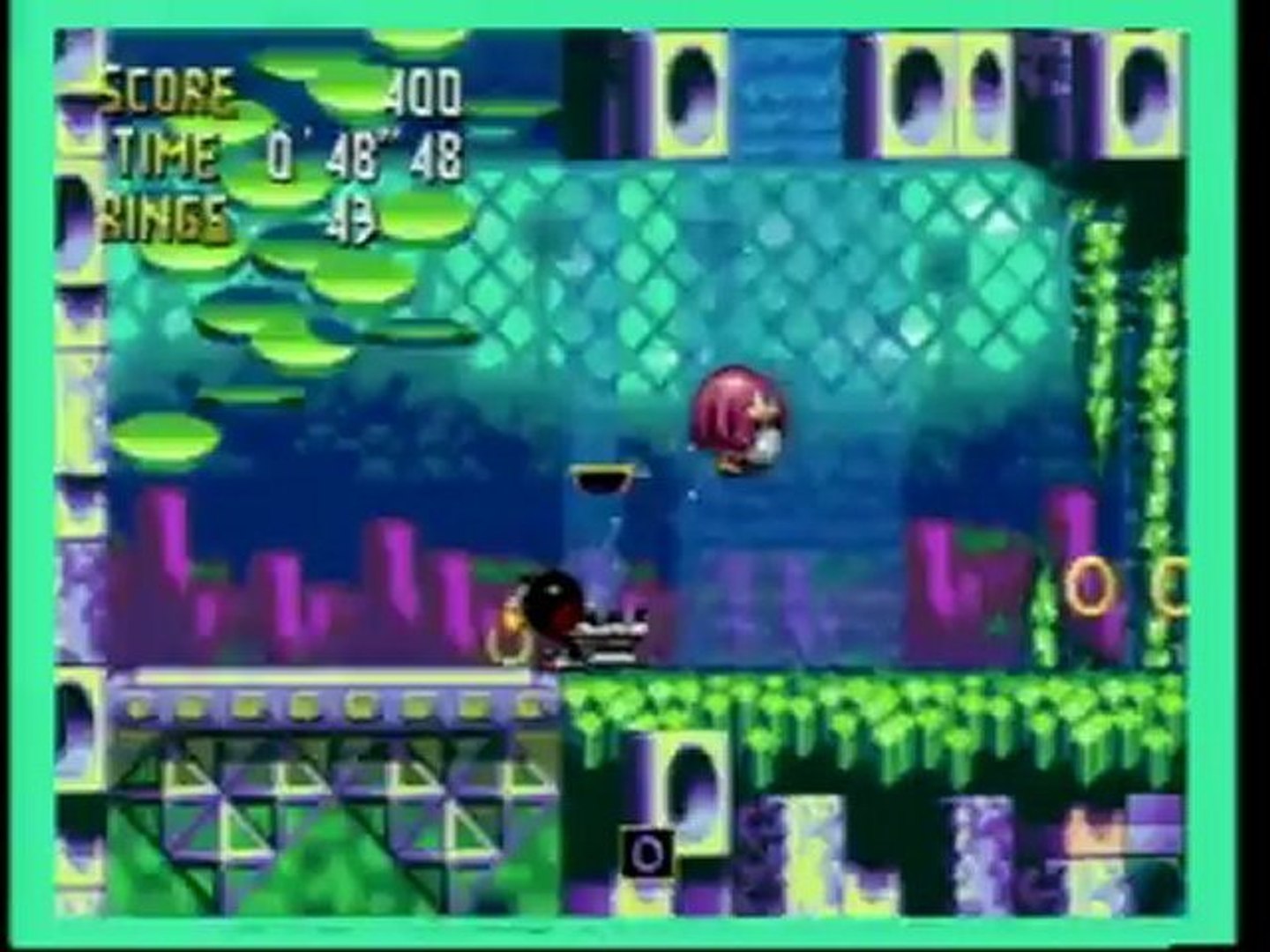 Knuckles Chaotix Gameplay