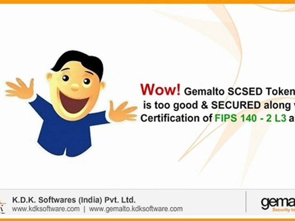 Demonstration of Gemalto USB Token - video Dailymotion