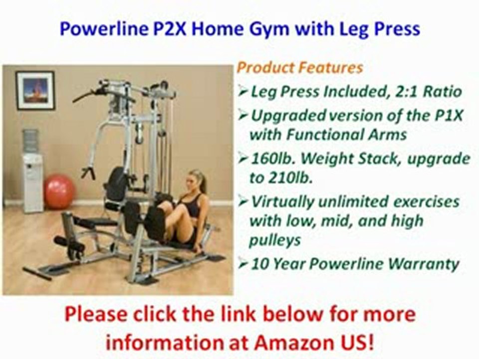 [REVIEW] Powerline P2X Home Gym with Leg Press - video Dailymotion