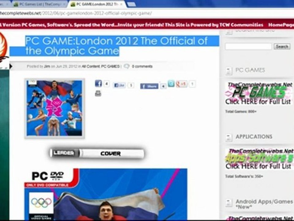 Download London 2012:Olympic Games PC Full Version Free - video Dailymotion