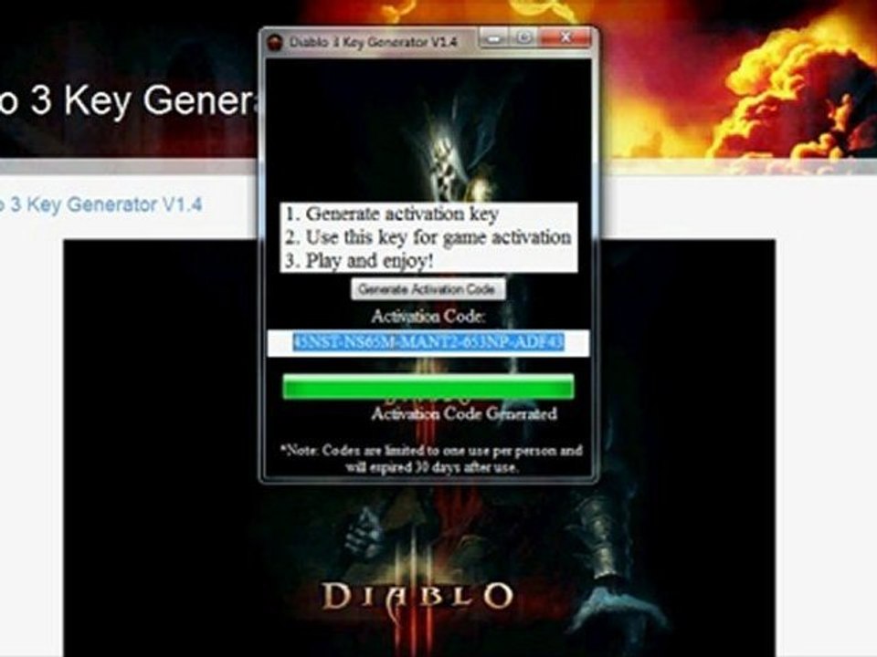 [Free] Diablo 3 Activation Code Generator - 2012 - video Dailymotion