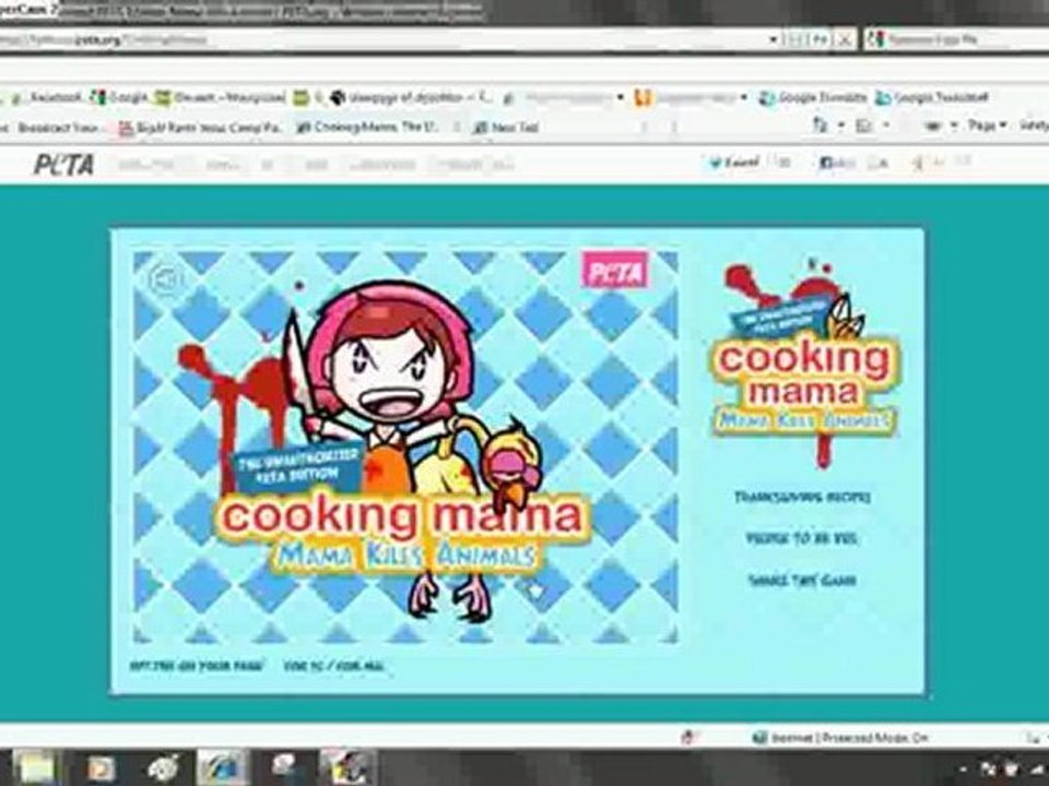 Attempt to play episode 1: PeTA cooking mama - video Dailymotion