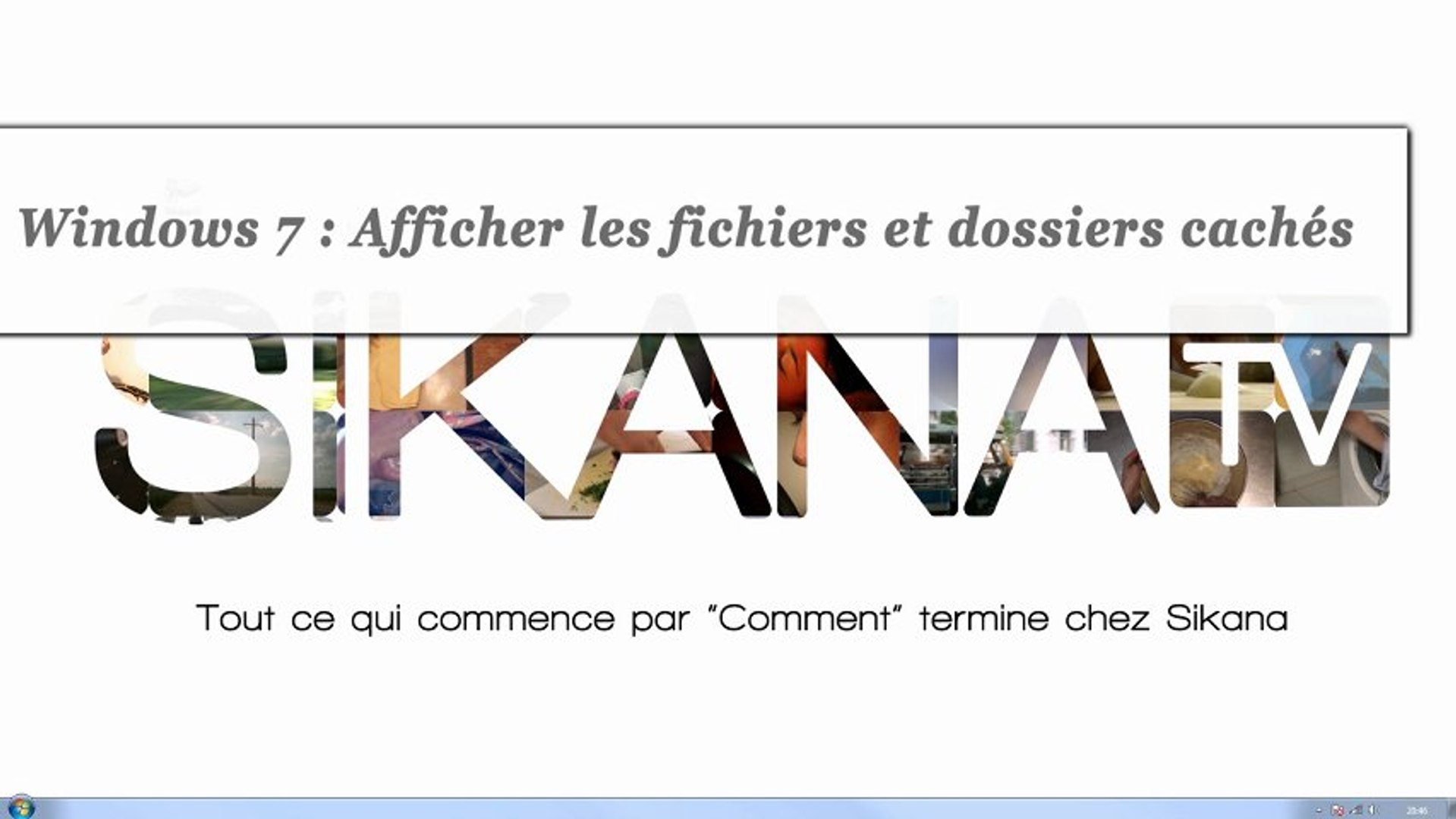 Afficher Les Fichiers Cachs Et Fichiers Systme Windows 7 Vista