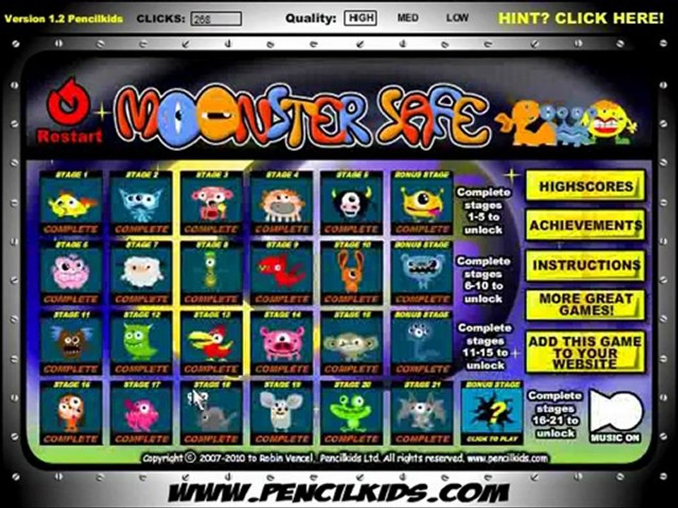 Moonster Safe Walkthrough - 275 Clicks - video Dailymotion