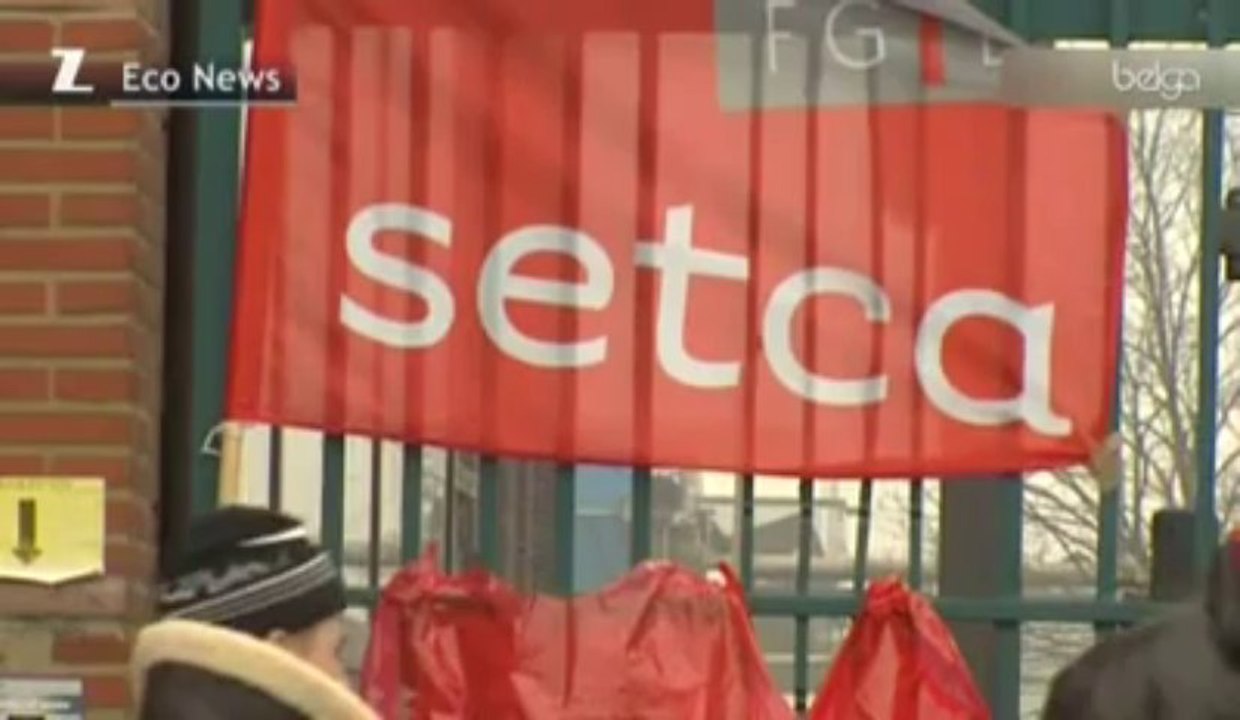 La SETCa appelle à la grève massive - Vidéo Dailymotion