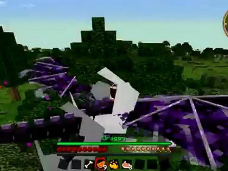 Minecraft - Ender Dragon Mount Mod - video Dailymotion
