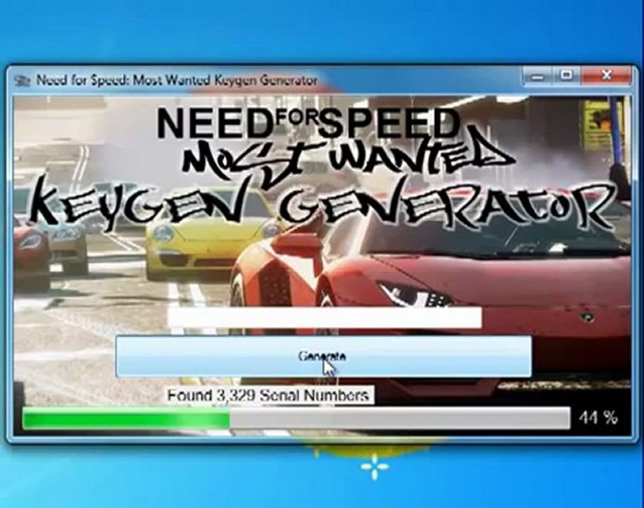 NEW Need for Speed - Most Wanted keygen generator 2012 November - video ...