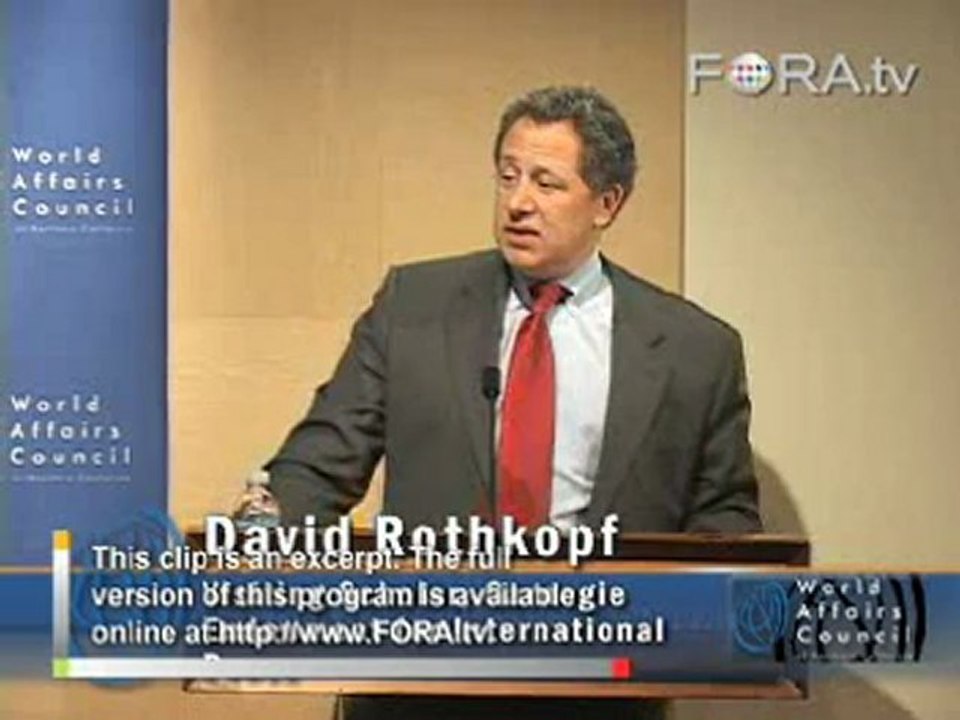 David Rothkopf Reveals the Superclass Elite - video Dailymotion